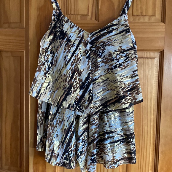 Swimsuits For All | Swim | Swimsuits For All Gold Foil Cascading ...